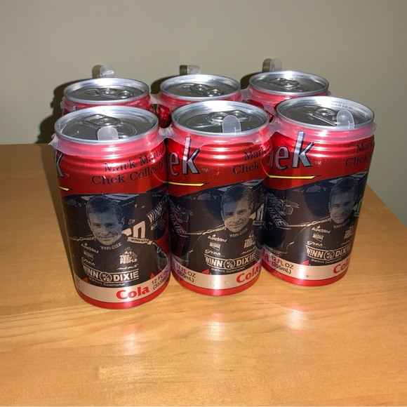 Other | Mark Martin And The 6 Ford Thunderbird 6 Pack Chek Cola 12 Oz ...